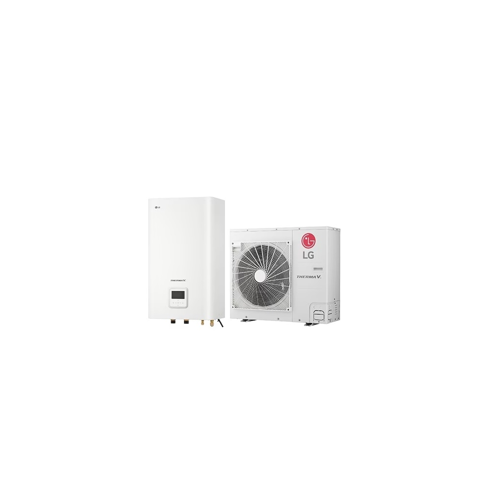 LG Pakiet Pompy Ciepła Split 9 kW, jednostka zewnętrzna + jednostka wewnętrzna, czynnik grzewczy ...