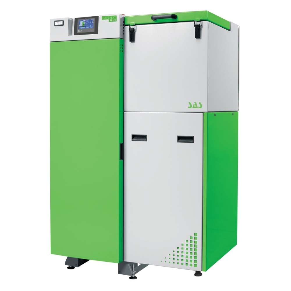 Kocioł peletowy SAS BIO EFEKT PLUS 23 kW LEWY czopuch z tyłu Palnik Multi Flame sterownik TECH ...