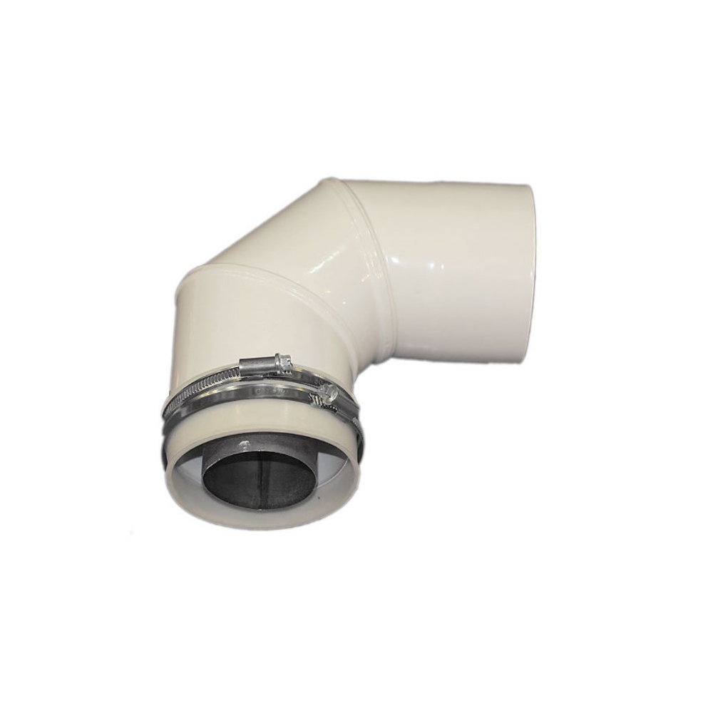 Adapter do kotła ARISTON 60/100 kolanowy, biały