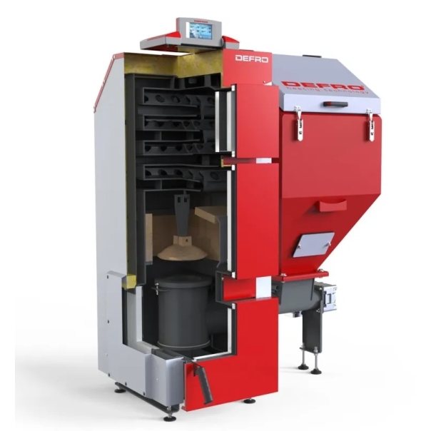 Kocioł DEFRO KOMFORT EKO LUX 15 PRAWY komin 45st. klasa 5 ECODESIGN