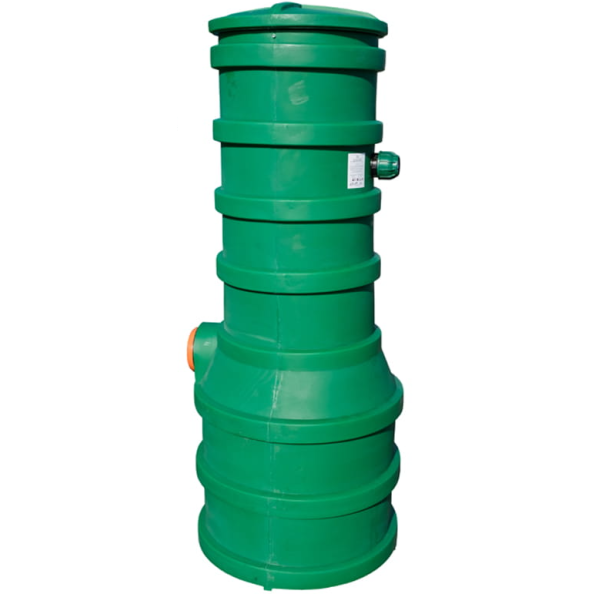 Wobet-Hydret Przepompownia ścieków P60-80/2,1 HDPE R + pompa EBARA DW VOX 100 MA